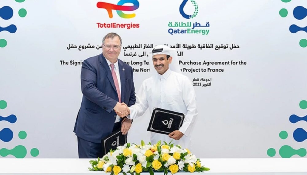 The Qatar Government-backed company and TotalEnergies have signed two ...